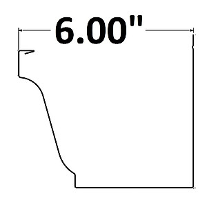 (200 feet) Shur Flo X Leaf Guard Gutter Protector for 6" K-Style Gutters. Mill Finish Aluminum. 50 Panels x 4.00' Each.