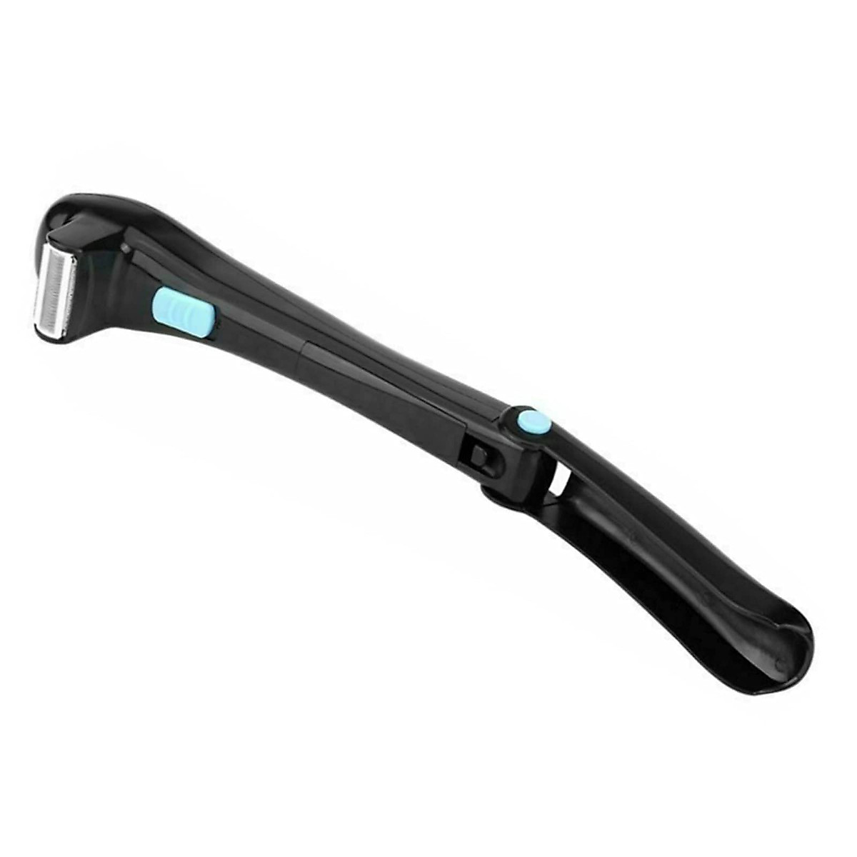 SH-RuiDu Back Hair Shaver, Mens Electric Do-it-Yourself Long Handle Back Hair Shaver, 180 Degrees Foldable & Cordless Design for Men Shaving Groomer Trimmer