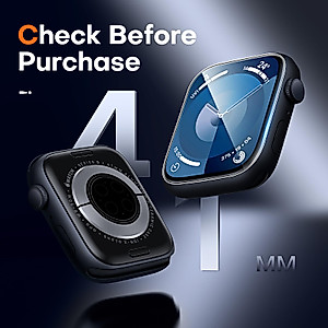 LϟK 8 pack TPU Screen Protector for Apple Watch Series 9 8 7 41mm - Self-Healing Anti Scratch 0 Bubble HD Touch Sensitive Upgrade Flexible Film for iWatch S9 41mm