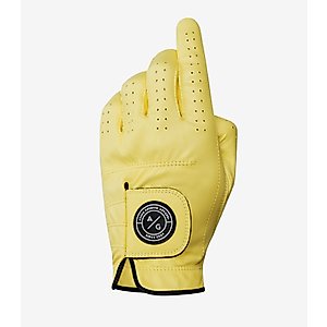 Asher Men's Premium Canary Golf Glove - Small (goes on Left Hand)