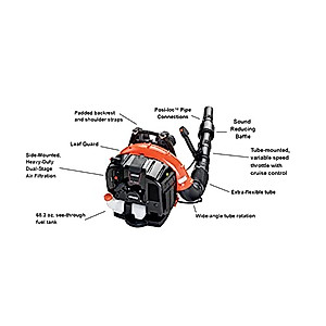 Echo 63.3 Gas Backpack Blower with Tube Throttle