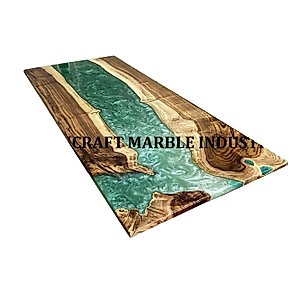 Epoxy Table, Epoxy Resin River Table, Live Edge Wooden Table, Natural Wood, Dining table, Natural Epoxy Table, Resin Table