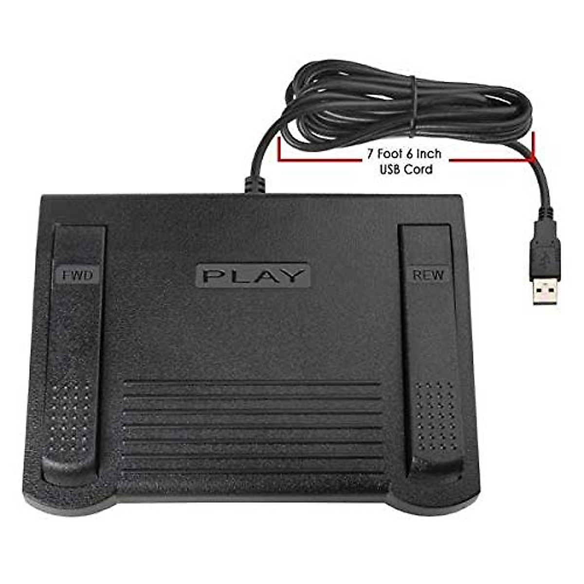 Transcription Foot Pedal for use with Express Scribe for Windows or Mac Transcription Software