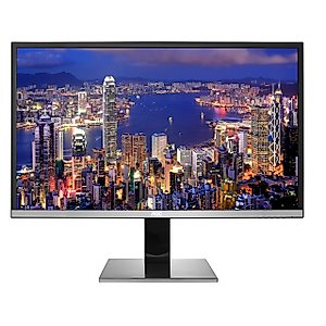 AOC U3277PWQU 31.5in 4K UHD 3840x2160 Monitor, 10-bit VA Panel, HDMI/DisplayPort/DVI-D/VGA, HA Stand, VESA, Speakers (Renewed)