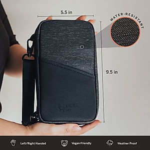 ETCHR Field Case - Multifunctional Art Supply Bag and Weatherproof Travel Organizer with Tool Management System and Adjustable Shoulder Strap - Vegan-Friendly - Left and Right Handed Supply Case