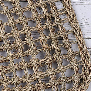 POPETPOP Bearded Dragon Hammock Reptile Hammock Seagrass Triangular Lizard Lounger Durable Suction Cup Bed for Anoles Iguanas Lizard