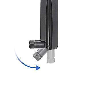 uxcell GSM LTE Antenna 3G 4G 15dBi High Gain 700-2700MHz RP-SMA Male Connector Direction Foldable Paddle Type 2Pcs