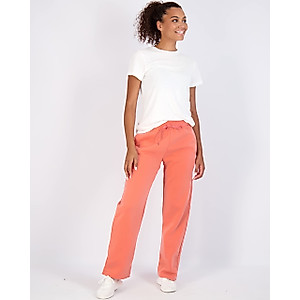 Real Essentials Womens Fleece Open Women Sweatpant Bottom Sweatpants Running Pant Baggy Wide Leg Jogging Sweats Bottoms Teen Lounge Active Ladies Warm Pants Casual Athletic Sweat, Set 8, S, Pack of 3