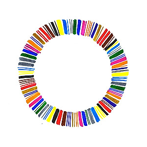 Pentel SES15-12 Brush Sign Pen Basic Assortment Fibre-Tip Brush Like Tip Pack of 12 Assorted Colours