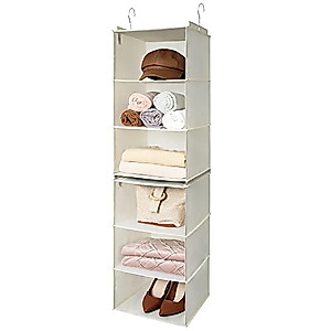 GRANNY SAYS Bundle of 1-Pack Closet Hanging Organizer & 3-Pack Clothing Storage Bins