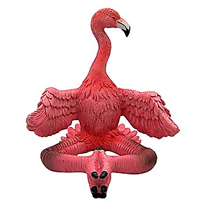 Pink Flamingo Wine Bottle Holder, Tabletop Decoration, 6 Inches