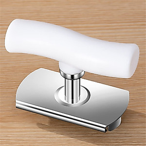 Jar Opener For Weak Hands, Adjustable Effortless Arthritis Jar Opener For Seniors, Stainless Steel Twist Lid Opener Kitchen Accessories Opener, Bottle Opener For Arthritic Hands(Bend White)