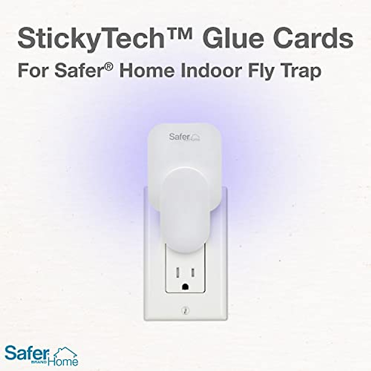 Safer Home SH503 Indoor Plug-In Fly Trap Refill Pack of Glue Cards for SH502 Indoor Fly Trap – 3 Pack