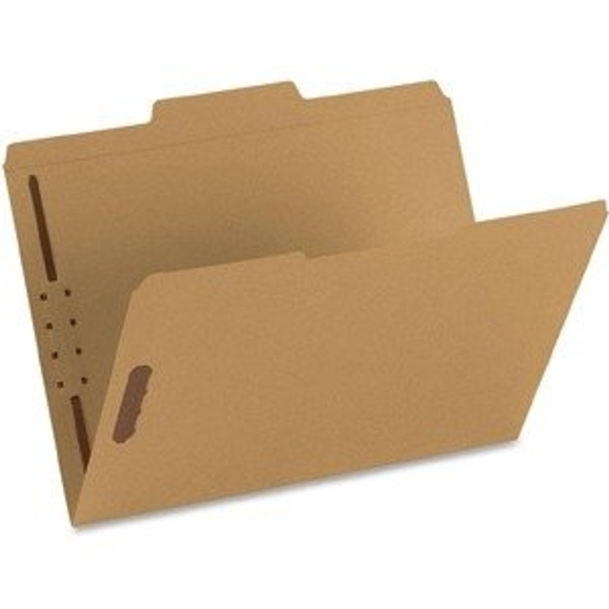 Smead Fastener File Folder, 2 Fasteners, Reinforced 1/3-Cut Tab, Letter Size, Kraft, 50 per Box (14837)