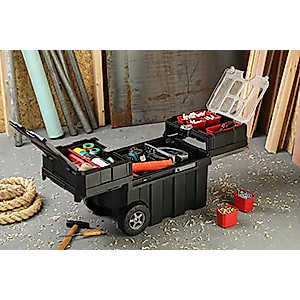 Keter Master Pro Masterloader 17191709 Tool Trolley Plastic Black/Red