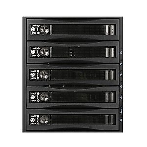 Istar i-Star BPU-350HD-BPL 3X 5.25 to 5X 3.5 2.5" 12Gb/s HDD SSD Hot-swap Rack