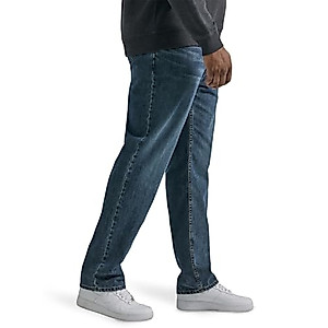 Lee Men's Big & Tall Legendary Relaxed Straight Jean, Lieutenant, 48W x 28L