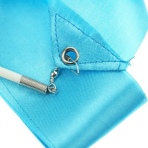 FAZHBARY Blue and Pink Rhythmic Gymnastics Wands Praise Dancing Streamers for Kids Baton Twirling Talent Shows Artistic Dancing