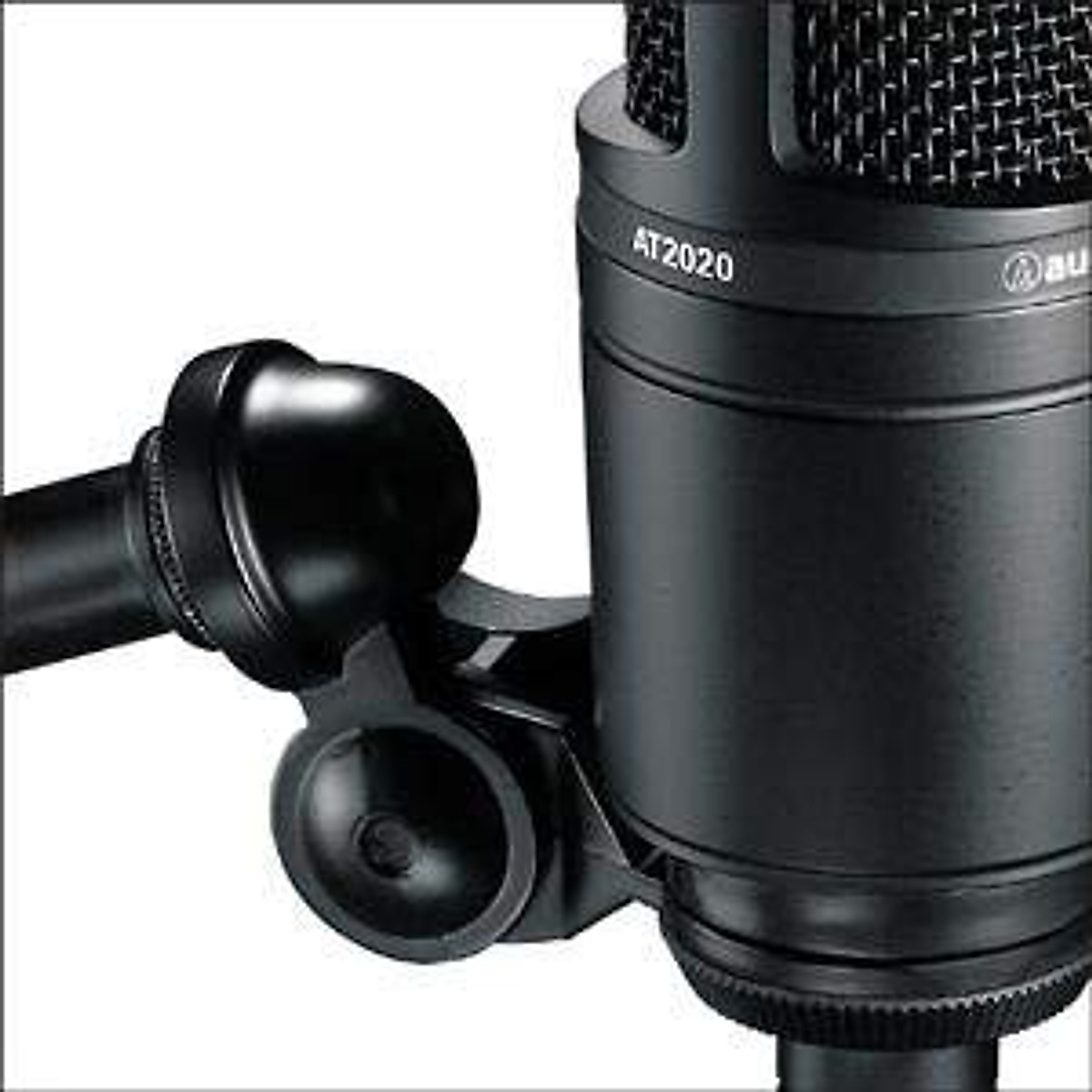 Audio Technica AT2020PK Studio Microphone with ATH-M20x, Boom - XLR Cable Streaming/Podcasting Pack and Spider Microphone Shockmount, Pop Filter