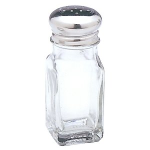 Norpro Glass Salt or Pepper Shaker, Single, As Shown