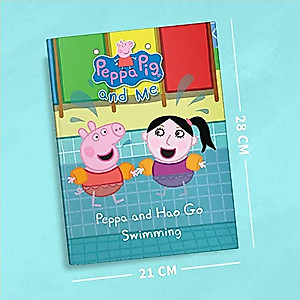 Personalized Book: Peppa and Me Go Swimming (Large Softback)