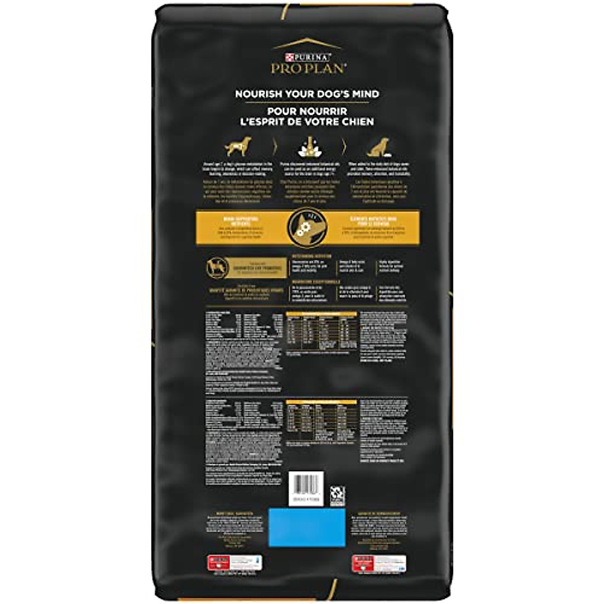 Purina Pro Plan Senior Dog Food With Probiotics for Dogs, Bright Mind 7+ Chicken & Rice Formula - 30 lb. Bag