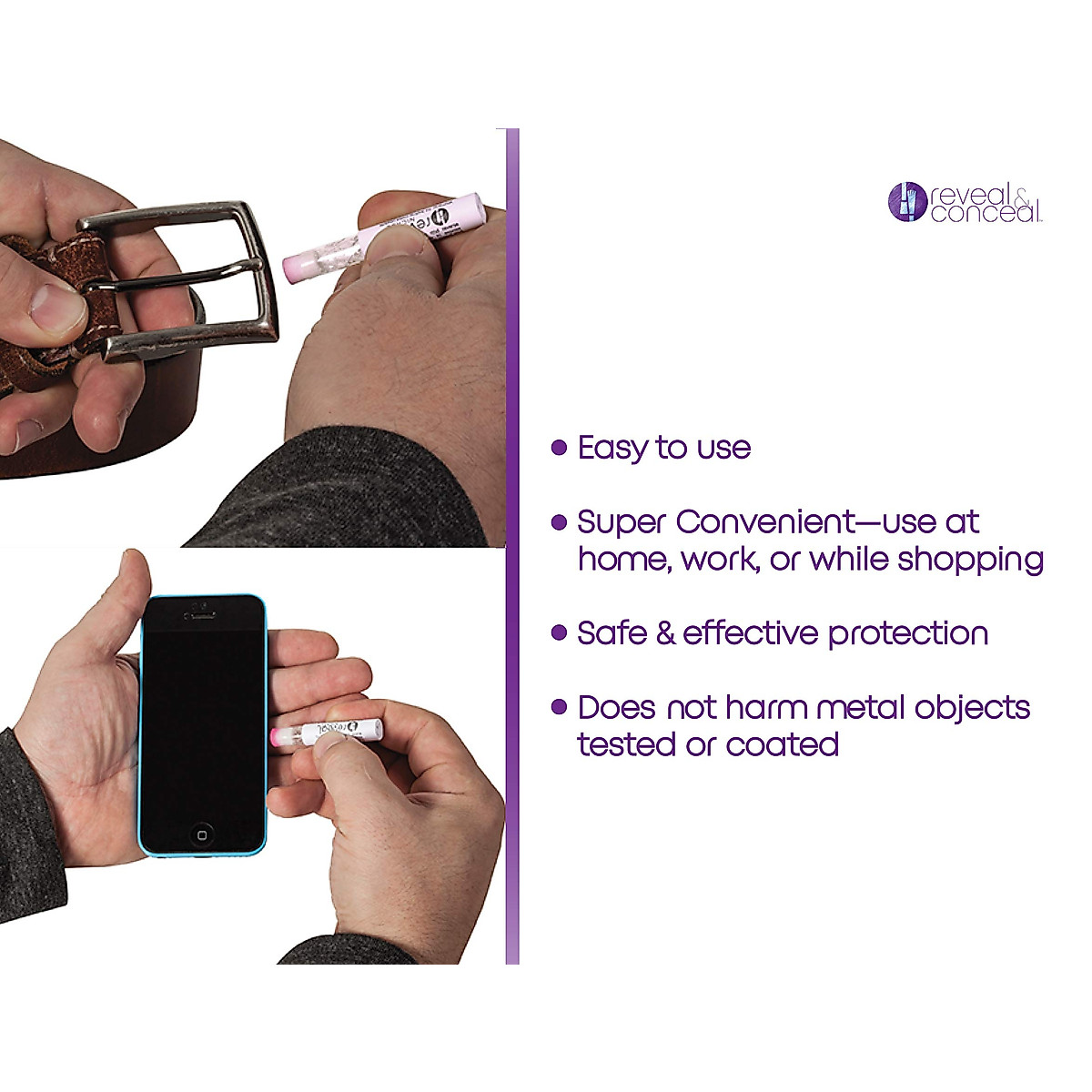 Reveal and Conceal Cobalt Test Kit by Smart Practice - Detecting Cobalt is a Snap - Test for Cobalt in Your Jewelry and Prevent Skin Exposure With Liquid Clear Coat - Includes 10 Test Swabs