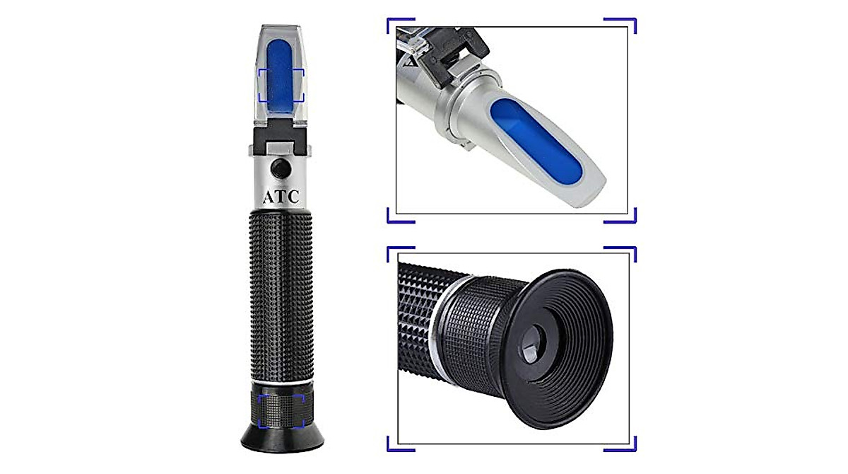 Salinity Refractometer for Marine Aquariums - 0-100 PPT