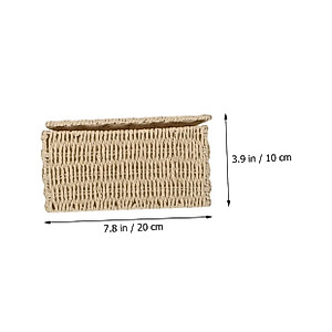 CHILDWEET 150cm Beige Wicker Storage Basket with Lid, Multipurpose Basket for Home, Kids, Office, Decor, Organization