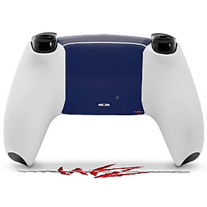 WraptorSkinz Skin Wrap compatible with Sony PS5 DualSense Controller Solids Collection Navy Blue (CONTROLLER NOT INCLUDED)