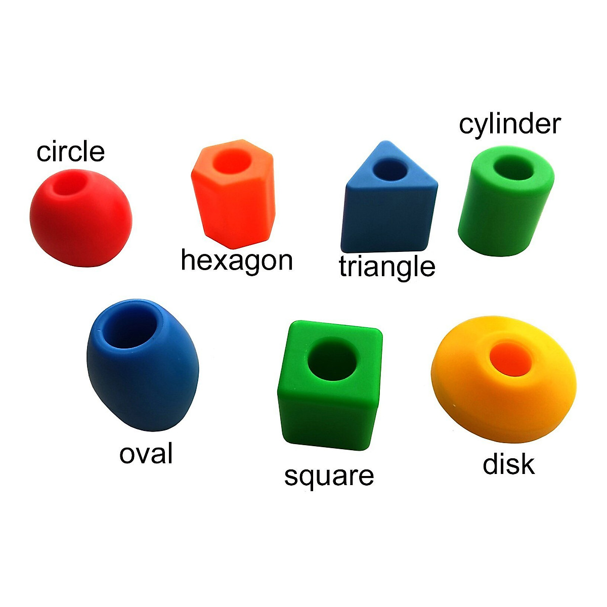 Skoolzy Preschool Activities - Lacing Beads for Kids and Rainbow Counting Bears - Montessori Toys for Toddlers Occupational Therapy Fine Motor Skills Toys Autism OT