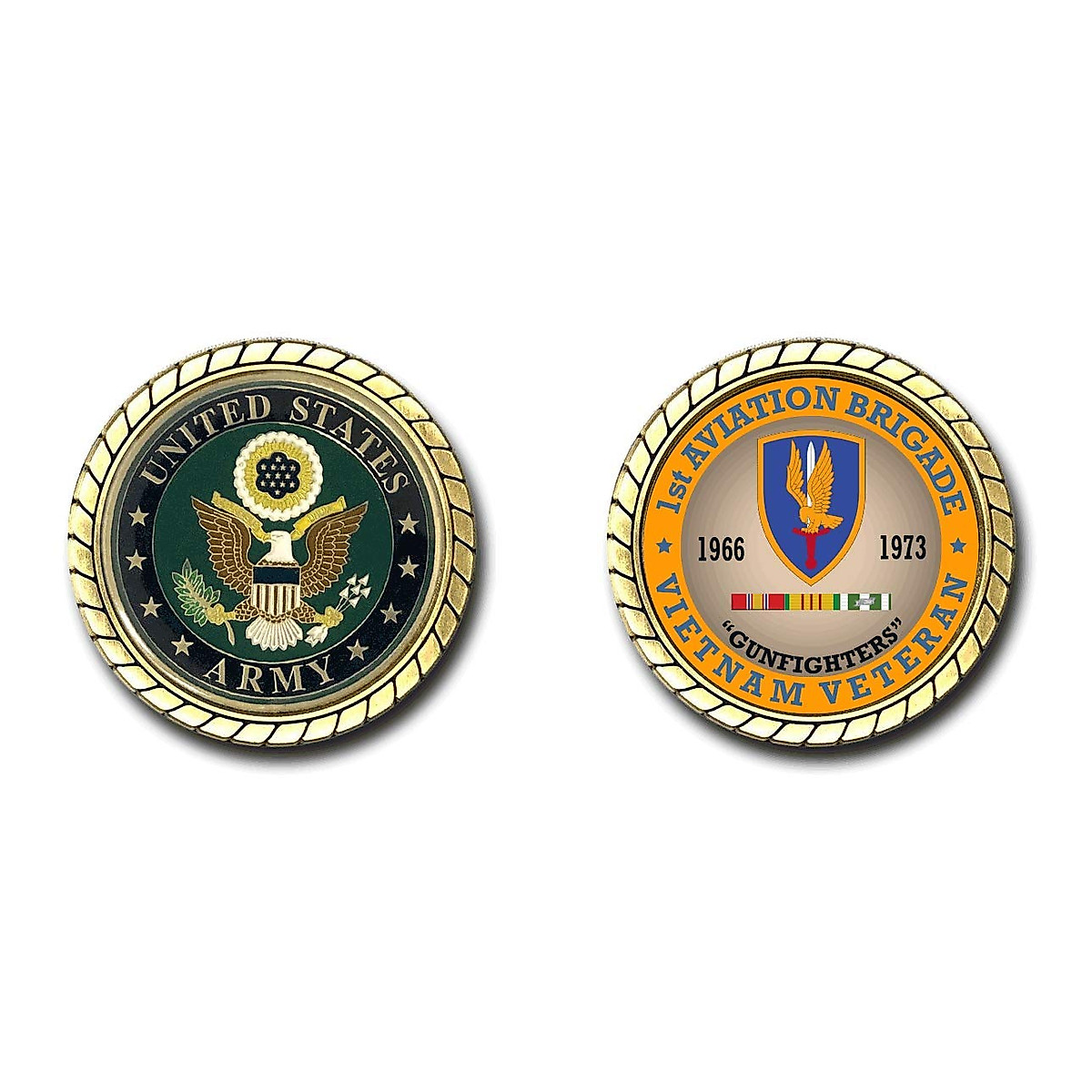 1st Aviation Brigade Vietnam Veteran Challenge Coin - Officially Licensed