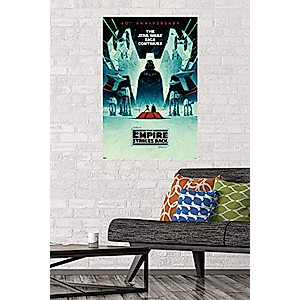 Trends International Star Wars: The Empire Strikes Back - 40Th Anniversary Wall Poster, 22.375" x 34", Premium Unframed Version