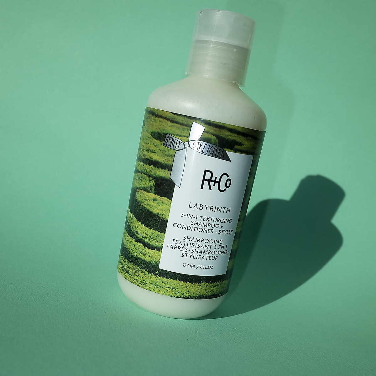 R+Co Labyrinth 3-in-1 Texturizing Shampoo + Conditioner + Styler | Touchable Texture + Volume + Hydration | Vegan + Cruelty-Free | 6 OZ