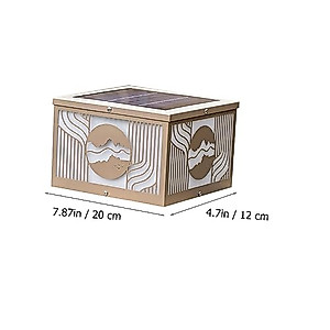 DOITOOL 1pc Post lamp Light for Outside Patio Fence Post Lights Fence Solar Lights Outdoor Fence Deck Cap Light Outdoor Column Lights Outdoor Pillar Light Outdoor lamp Lighting