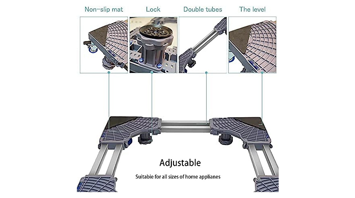 Universal Appliance Stand - Adjustable, Heavy-Duty Support & Mobility