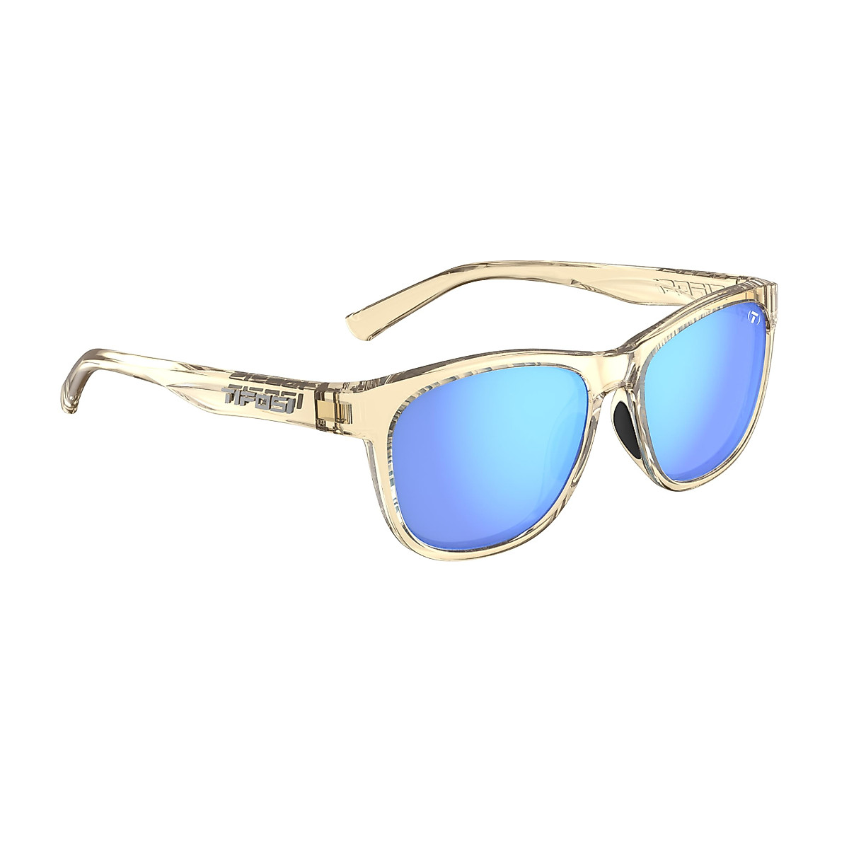 Tifosi Swank Sunglasses (Golden Ray/Sky Blue Mirror Lenses)