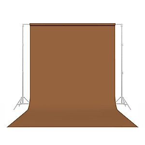 Savage Seamless Paper Photography Backdrop - Color #80 Cocoa, Size 107 Inches Wide x 36 Feet Long, Backdrop for YouTube Videos, Streaming, Interviews and Portraits - Made in USA