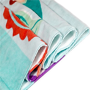 Prozebii Kids Hooded Beach Bath Towel 100% Cotton Super Soft Boys Girls Childrens Toddlers Swimming/Shower/Beach Towel, Oversize Size 50"x30" Dinosaur Pattern