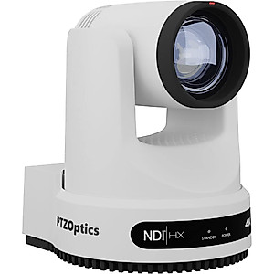 PTZOptics Move 4K SDI/HDMI/USB/IP PTZ Camera with 12x Optical Zoom (White) (PT12X-4K-WH-G3)