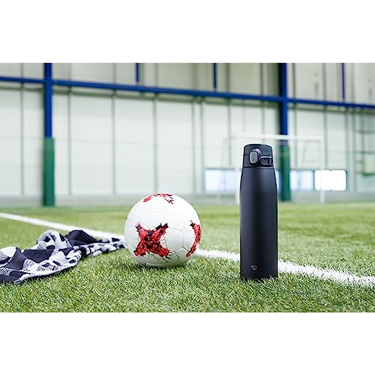 Zojirushi SM-VS95-HM Water Bottle, One-Touch Stainless Steel Mug, Seamless, 32.4 fl oz (950 ml), Matte Gray