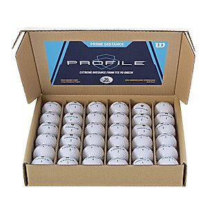 WILSON Profile Distance Golf Ball 36 pack