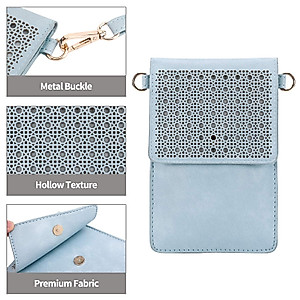 seOSTO Cell Phone Purse, Lightweight Small Wallet Purses And Handbags With 2 Shoulder Strap For Women