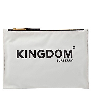 Burberry Medium Logo Flat Pouch