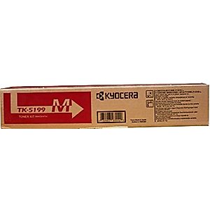 Kyocera 1T02R4BCS0 Model TK-5199M Magenta Toner Cartridge For use with Kyocera TASKalfa 307Ci and CS-306ci A4 Color Multifunctional Printers, Up to 7000 Pages Yield at 5% Average Coverage