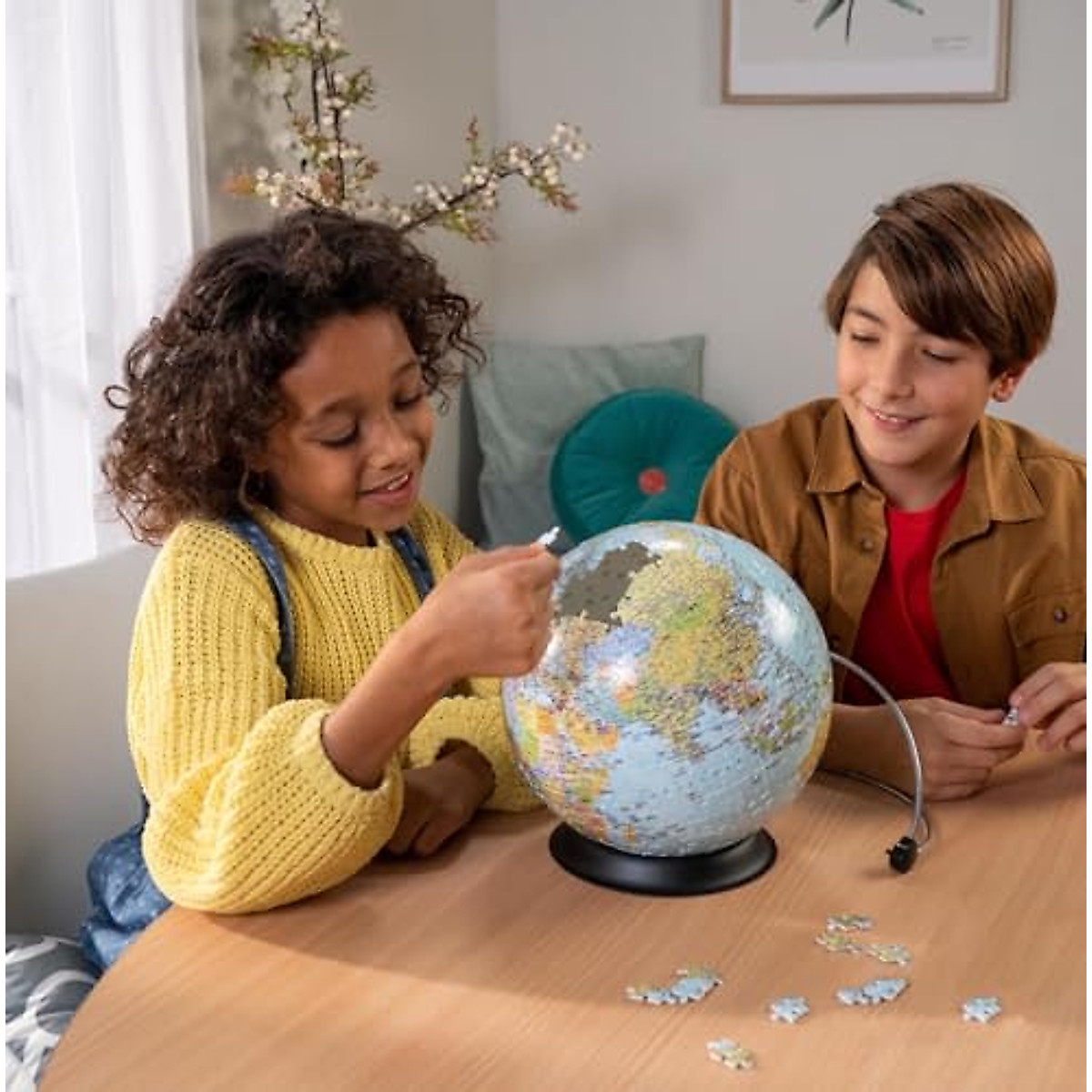 Ravensburger The Earth 540 Piece 3D Puzzle - Engaging Fun for Kids and Adults | Precision Fit with Easy Click Technology | Durable Displayable Model | Celebrating Over 130 Years of Quality