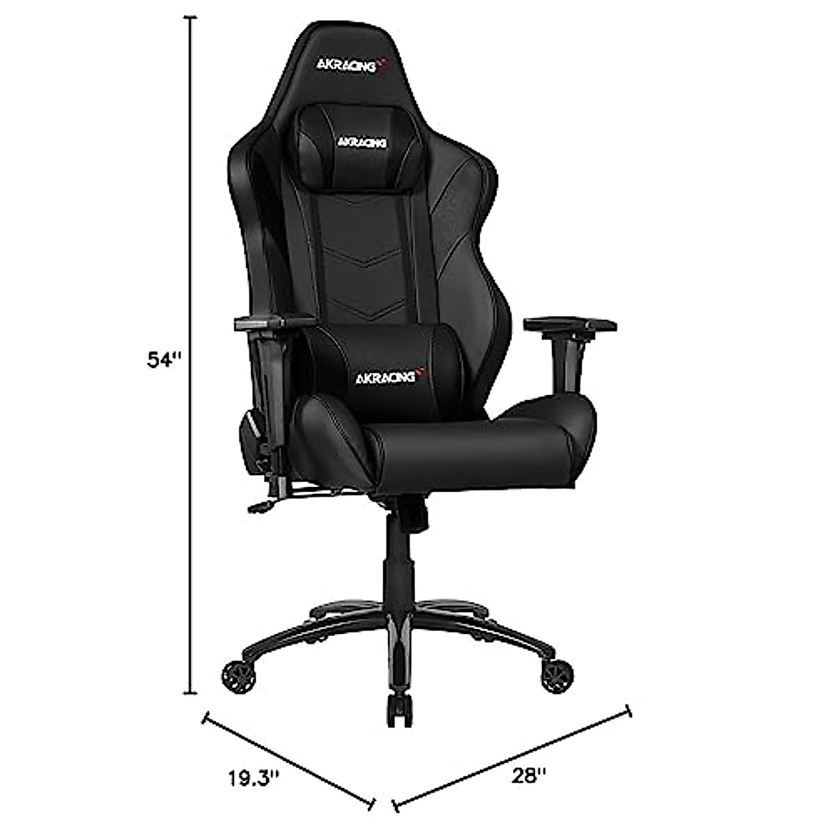 AKRacing AK-LXPLUS-BK Gaming Chair, Black