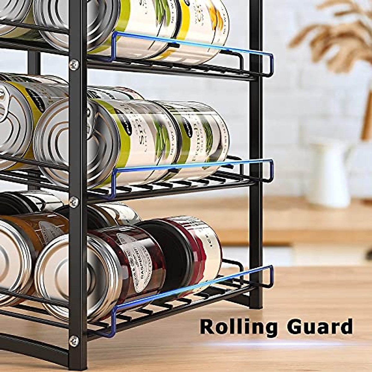 Can Rack Organizer, 3-Tier Stackable Can Holder Dispenser for Kitchen Pantry or Cabinet Organization and Storage Holds up to 36 Cans by STEELGEAR- SGCR01D, Bronze