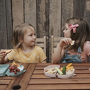 Miniware Silifold - Silicone Baby Plate - Compact & Foldable Baby Travel Essential to Promote Self-Feeding - Food Grade Silicone Baby Plates & Toddler Plates - BPA Free Baby Essentials (Sage)