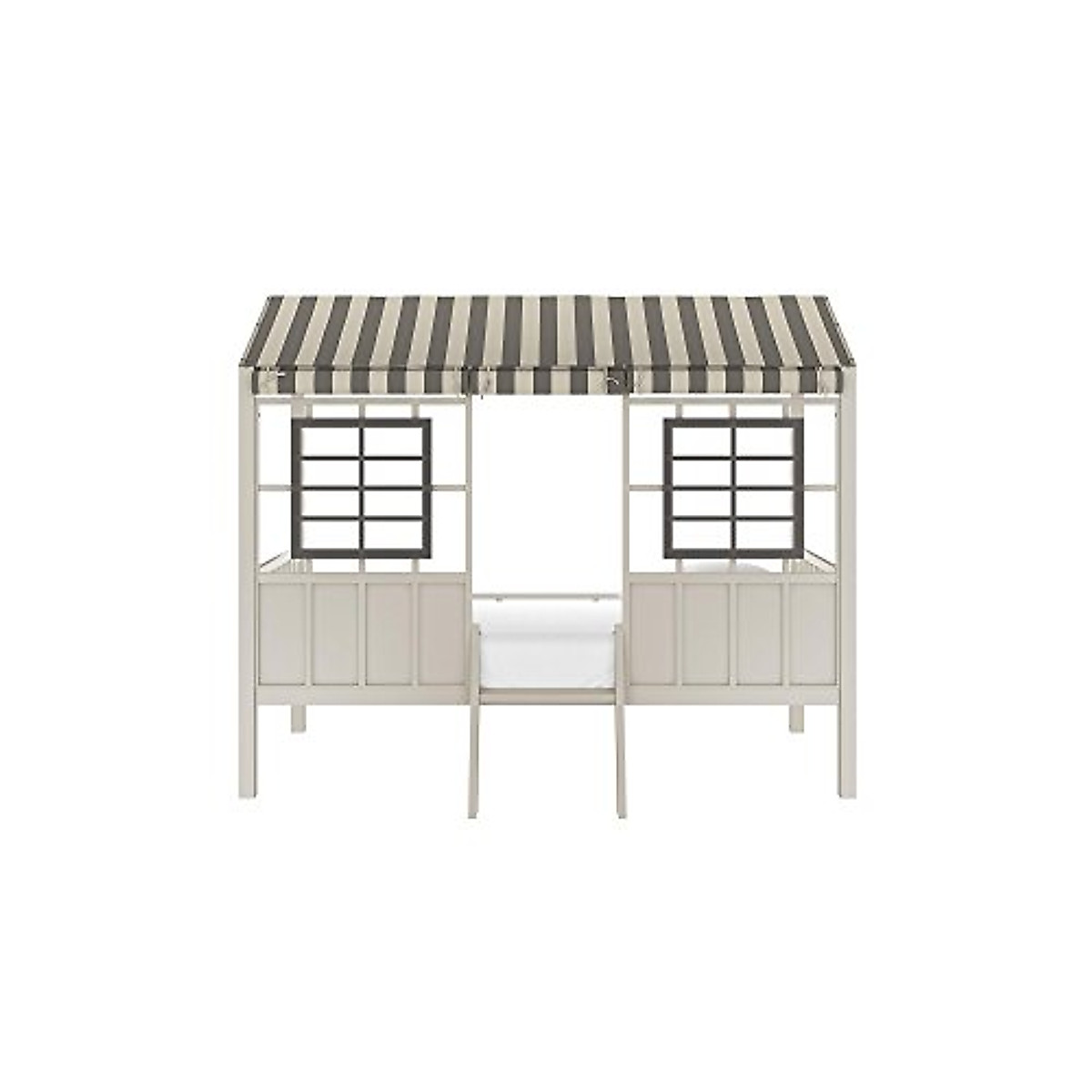 Little Seeds Rowan Valley Forest Loft Bed, Grey/Taupe, Twin